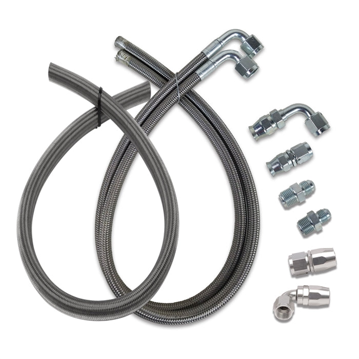 Power Steering Line Kit for 1980-UP GM gear box with Eddie Motorsports