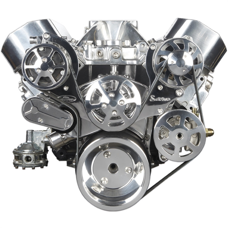 Big Block Chevy S-Drive 8 Rib Pulley Kit – Eddie Motorsports
