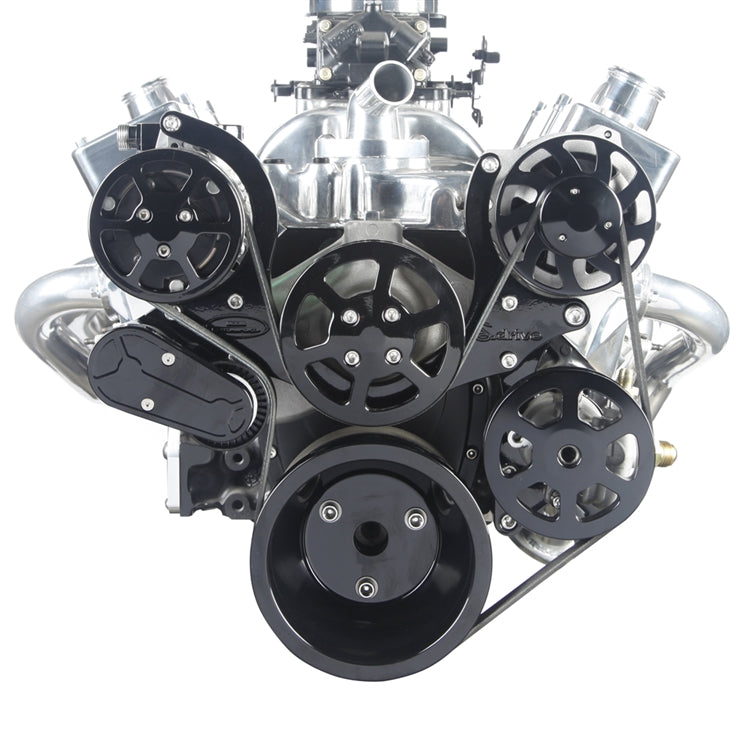 Small Block Chevy S-Drive 8 Rib Pulley Kit – Eddie Motorsports