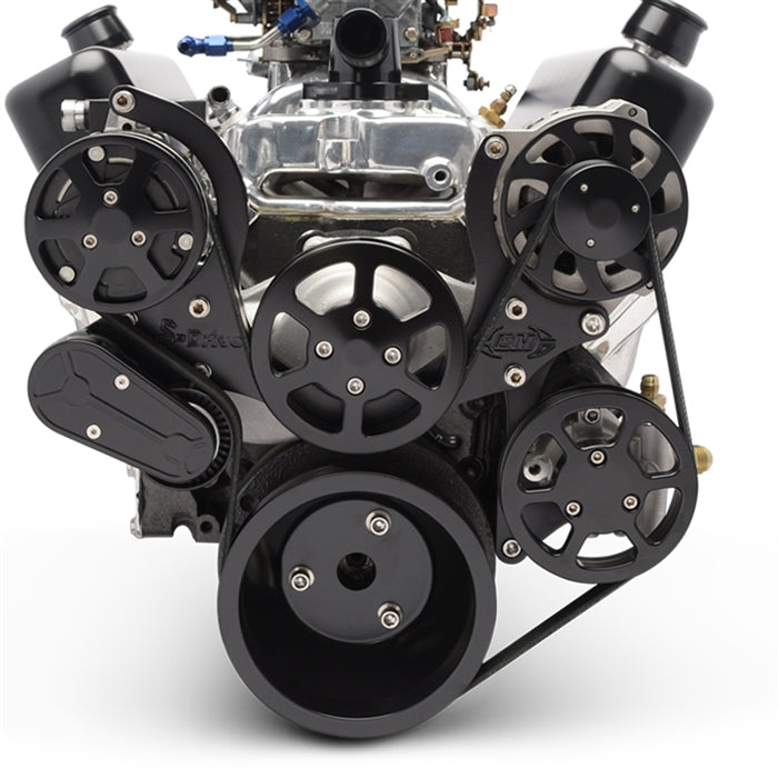 Small Block Chevy S-Drive 8 Rib Pulley Kit – Eddie Motorsports
