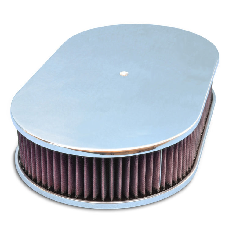 Air Cleaner 17" Oval Smooth Top Dominator – Eddie Motorsports