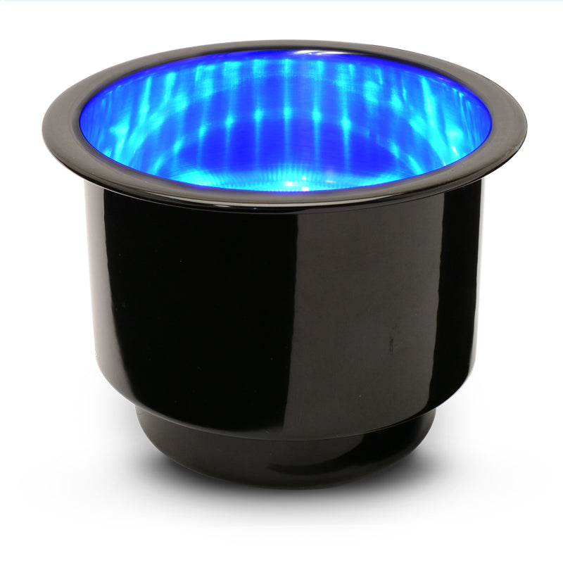 Drink Holder Stainless Steel - Blue LED – Eddie Motorsports
